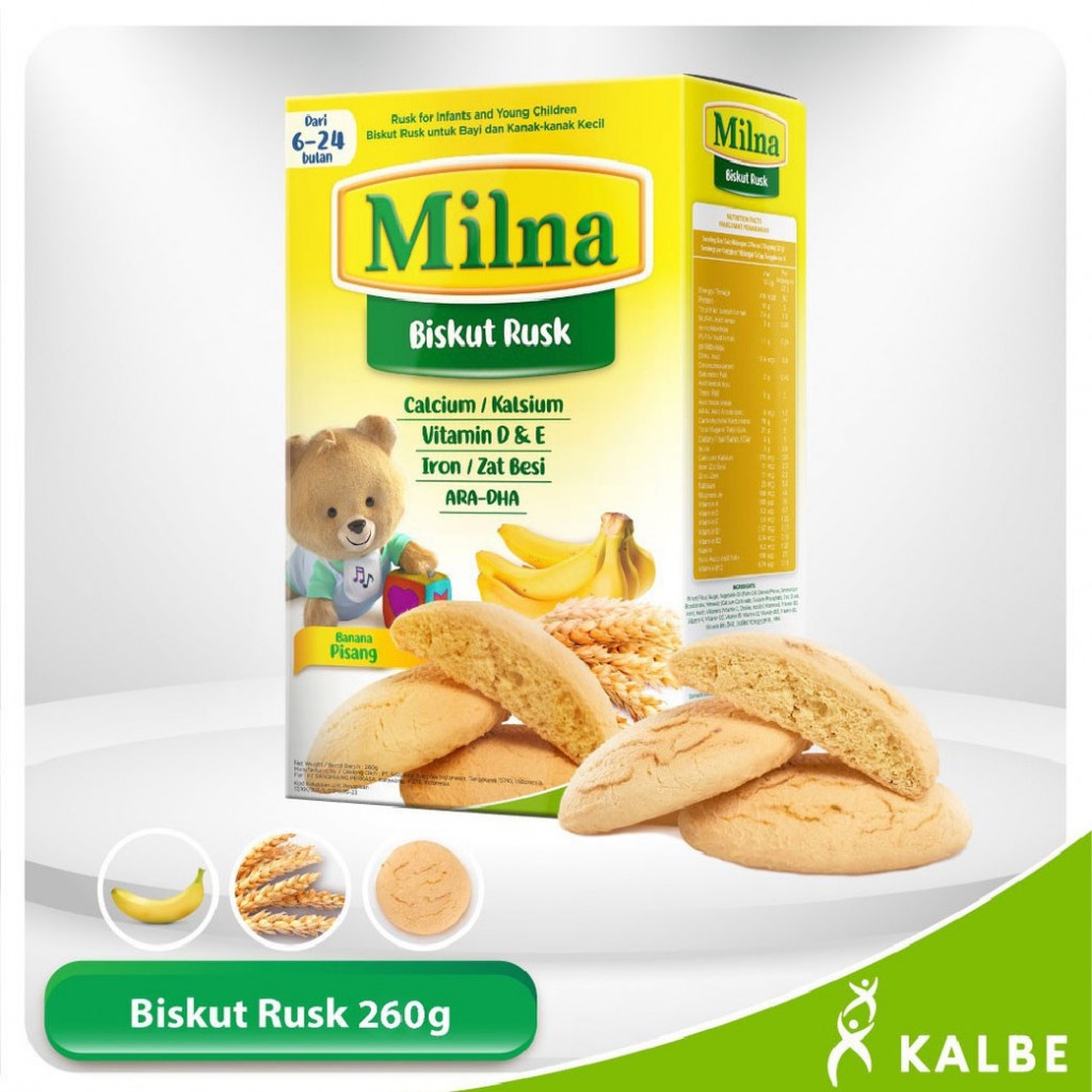 Milna Baby Rusk Banana (260g) | Shopee Malaysia