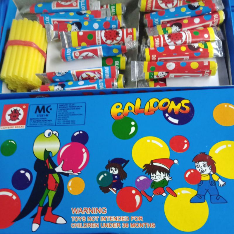 Ladybird brand Balloons tube 32pcs(Ready Stock) | Shopee Malaysia