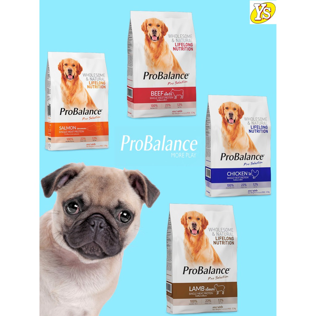 ProBalance Adult Dry Dog Food Salmon / Beef / Chicken / Lamb (3kg / 3 ...