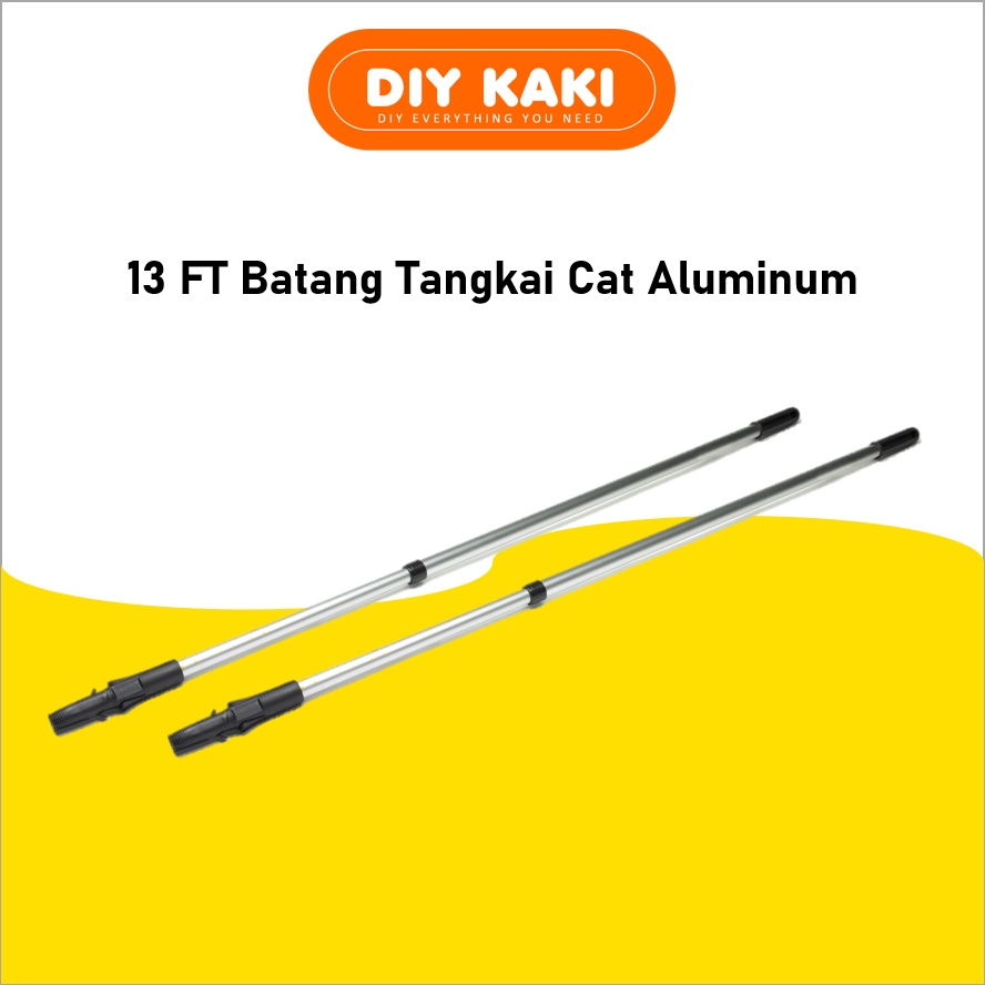 [13FT] Aluminium Paint Stick Extension Pole / Adjustable Retractable ...