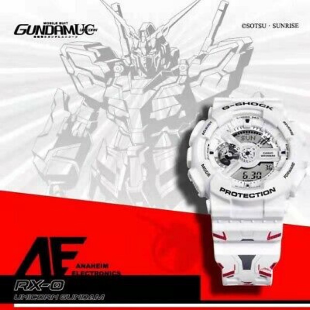 Casio G-Shock X Gundam’s 40th Anniversary “ RX-0 Unicorn Gundam “ GA ...