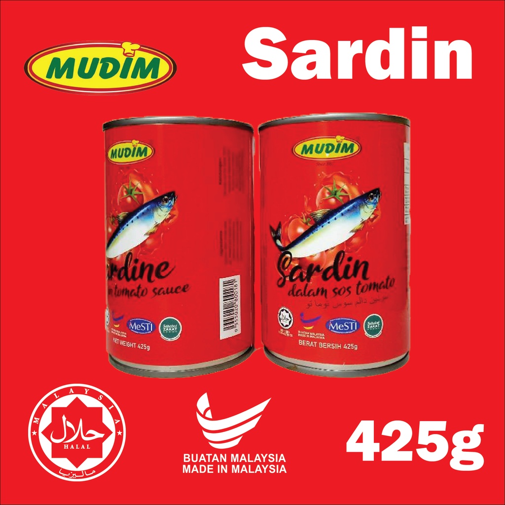 Mudim Sardin 425g [Ready Stock] | Shopee Malaysia