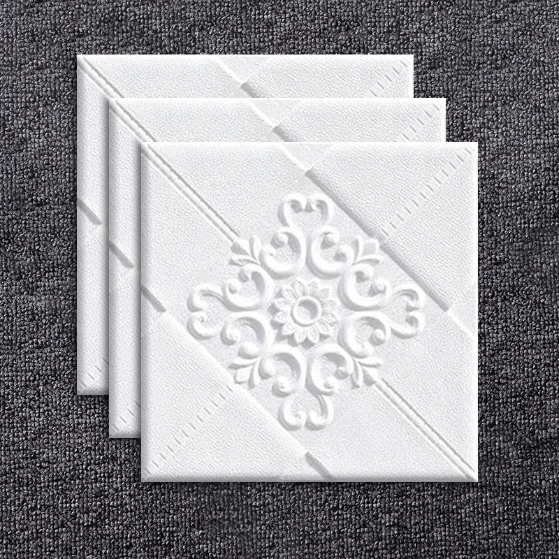 H&B Wallpaper Bunga 3D Corak Siling Dinding Kertas Pelekat Hiasan Bukti ...