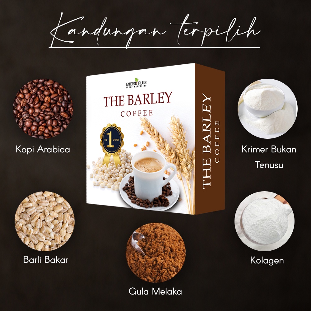 Kopi Barli, Barli, Barli Cina, Barli Organic Halal Lulus Kkm | Shopee ...