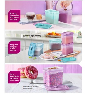 Tupperware Shelf Savers with Spoon 840ml(1) + Midget(1) | Shopee Malaysia