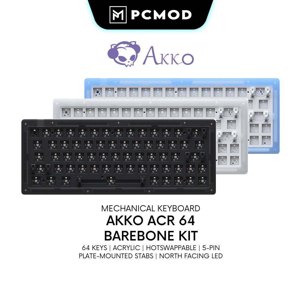 AKKO ACR 64 Barebone Kit | Mechanical Hotswap Keyboard | PCMOD | KEYMOD ...