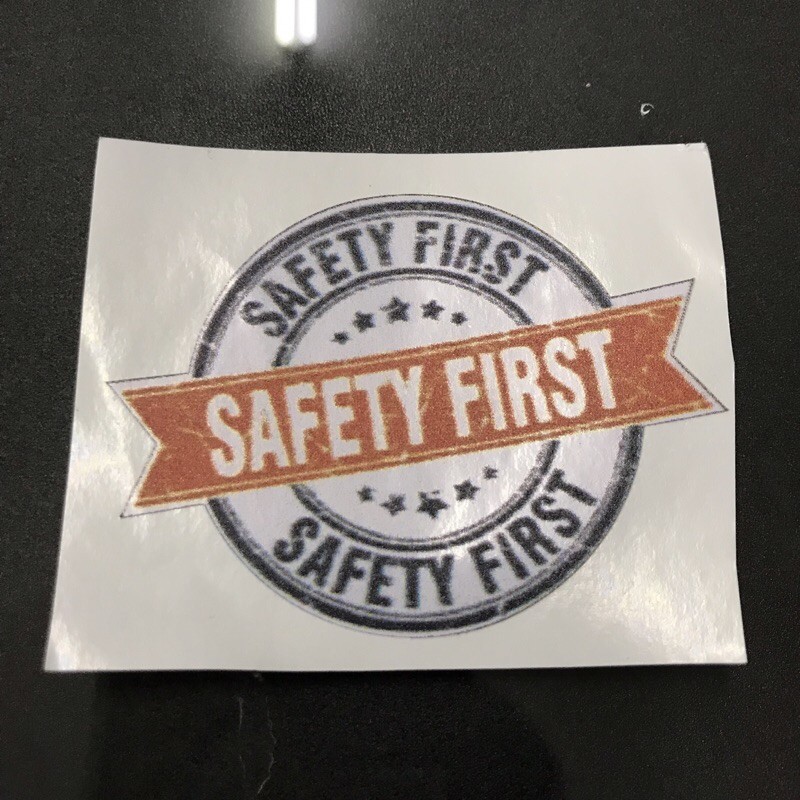 Safety First Sticker New Design | Shopee Malaysia