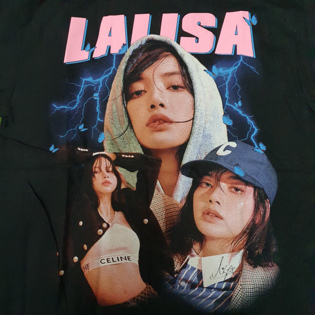 Lisa LaLisa First Single Album Rockers T-Shirt # F310 BlackPink K-Pop ...