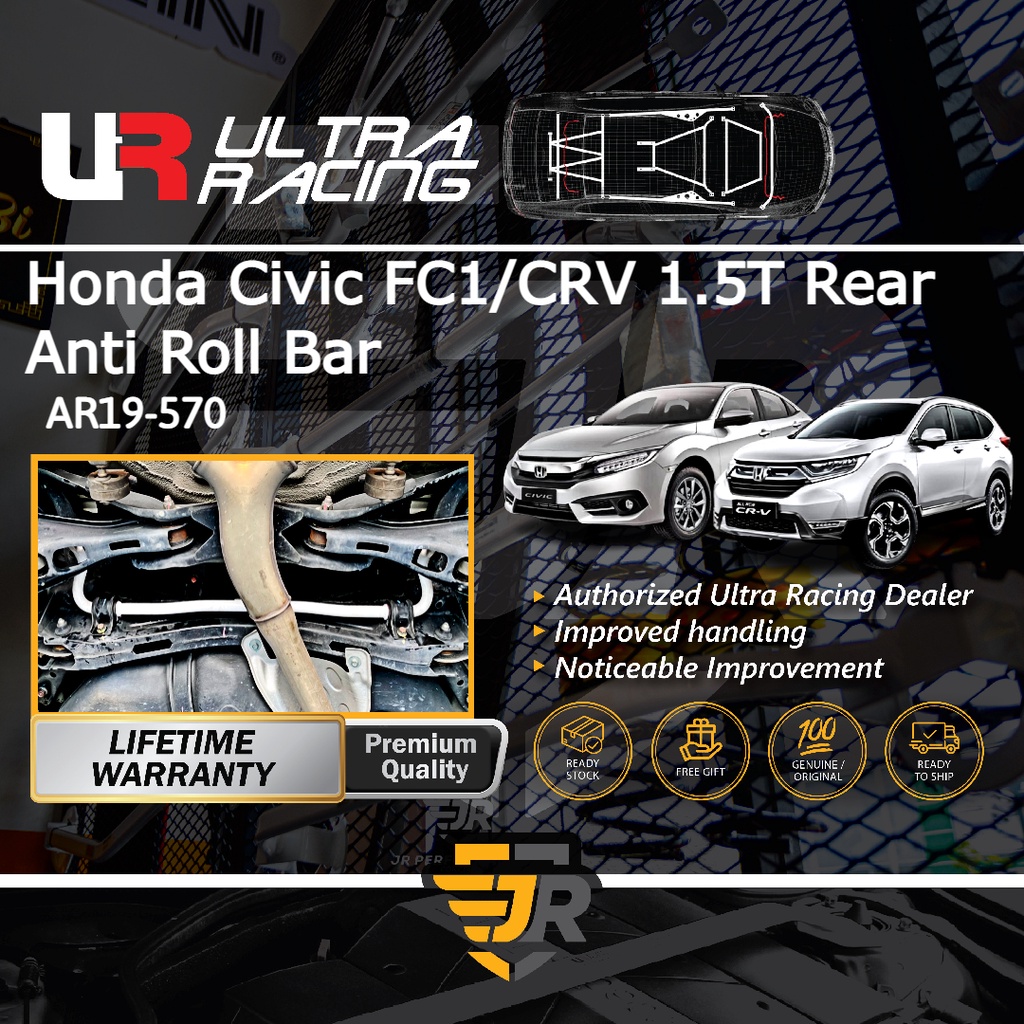 Ultra Racing Safety Bar Honda Civic FC CRV Rear Anti Roll Bar Rear ...