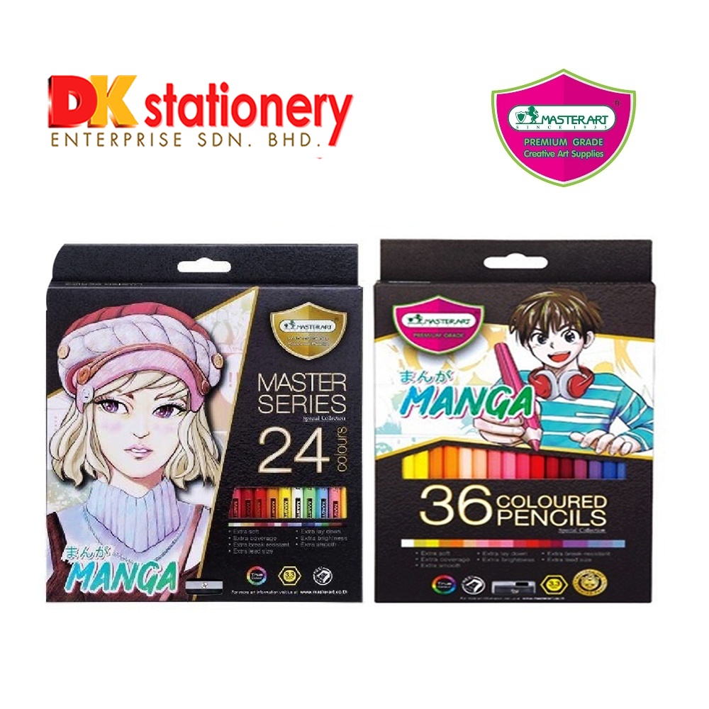 Master Art Master Series Pastel Colour Pencil Manga set | Shopee Malaysia