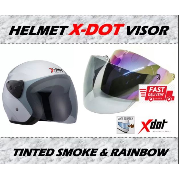 XDOT Small Hole G618 Helmet Visor X Dot G 618 G618N Original Clear ...