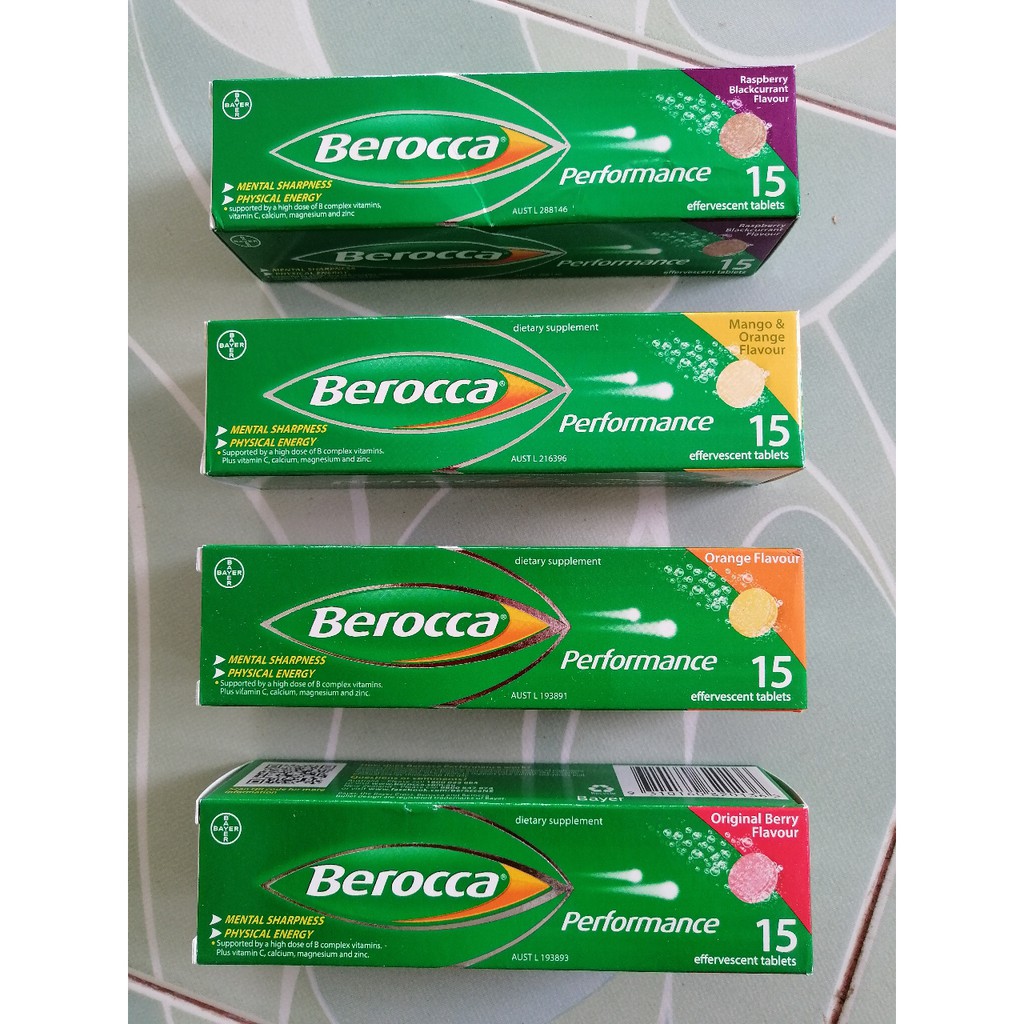 (Ready Stock) Berocca Performance 15 Effervescent Tablets Mixed Flavor | Shopee Malaysia