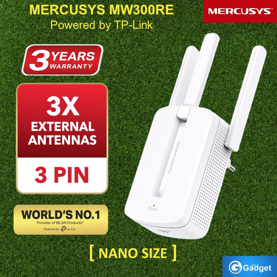 Mercusys 300Mbps & AC1200 3 Pin (3 External Antenna) Range Wifi ...