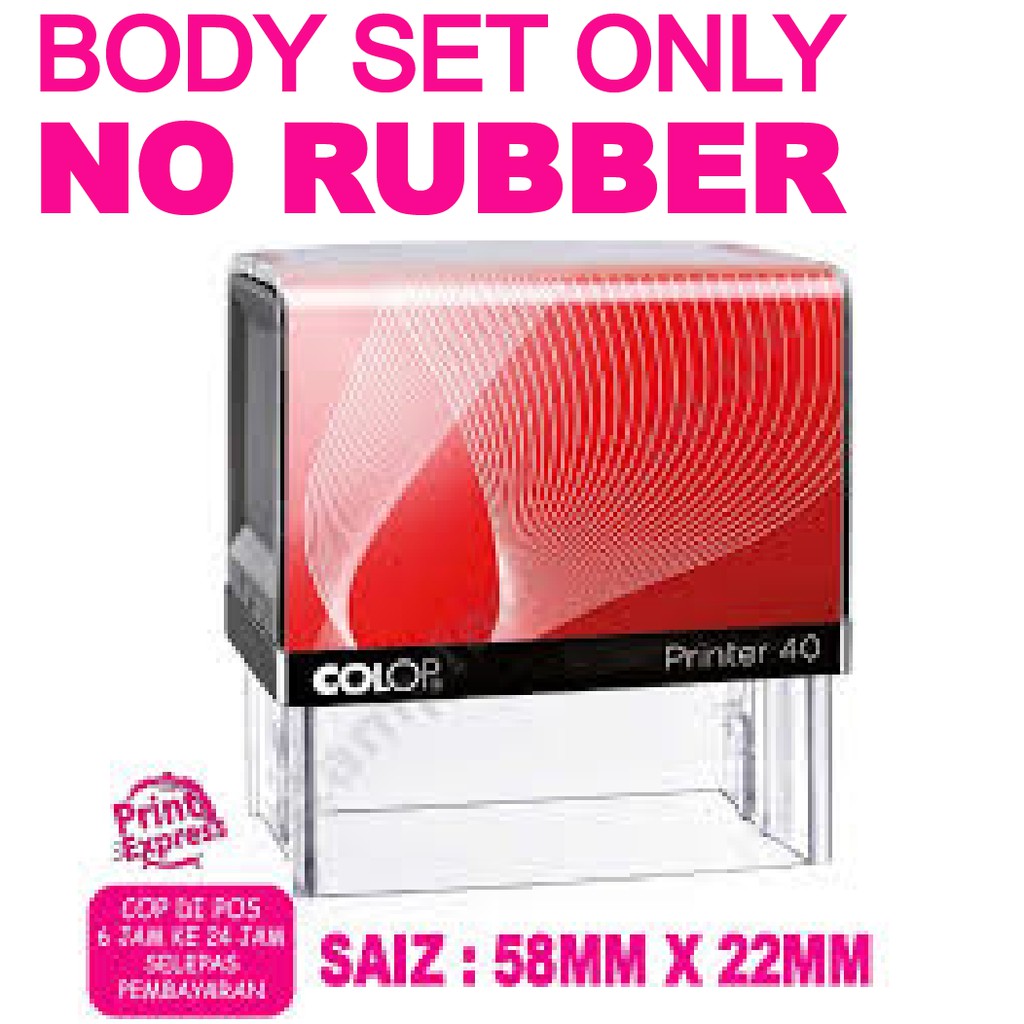 COLOP P40 @ BODY SET ONLY (200 PCS) | Shopee Malaysia