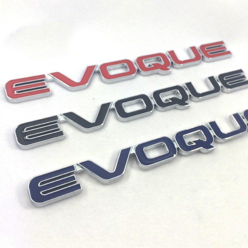 1x Metal EVOQUE Logo Car Emblem Badge Sticker For Land Rover | Shopee ...