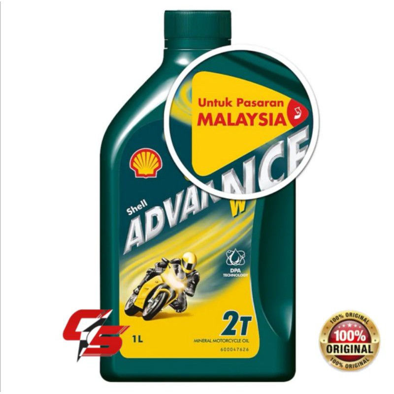 2T SHELL ADVANCE W 100% ORIGIANAL | Shopee Malaysia