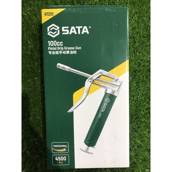 SATA 97201 Hand Operated Pistol Type Grip Grease Gun 100cc | Shopee ...