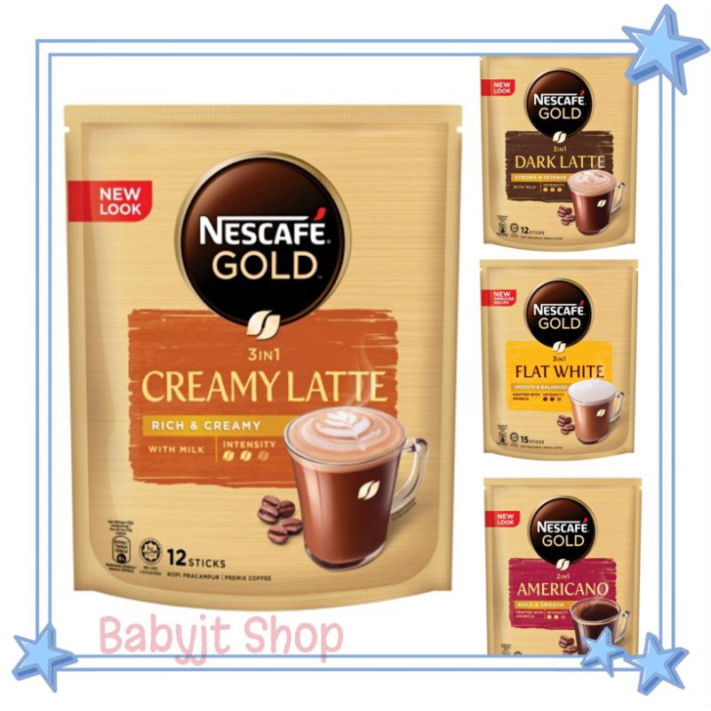 Nescafe Gold Dark Latte / Creamy Latte / Flat White / Americano ...