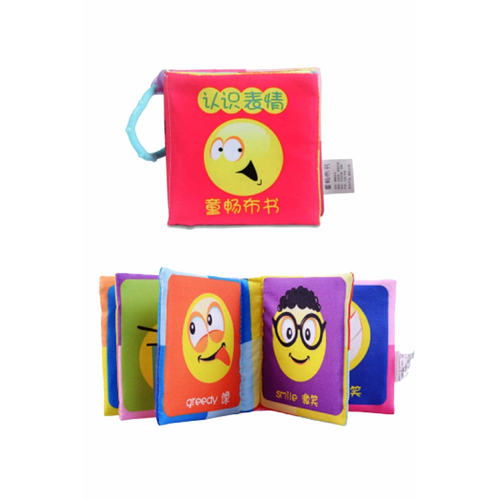 Cute Little Cloth Book (Smiley Face Expressions) | Shopee Malaysia