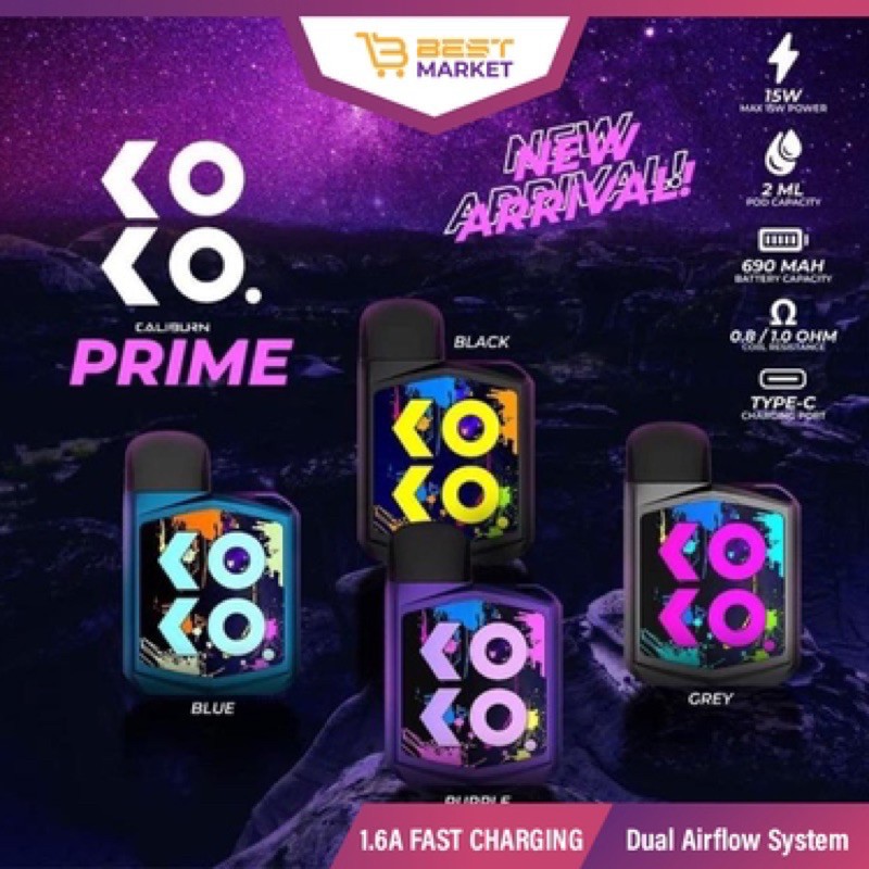 Caliburn koko caliburn g Caliburn KOKO Prime 15W Pod System | BeeCost