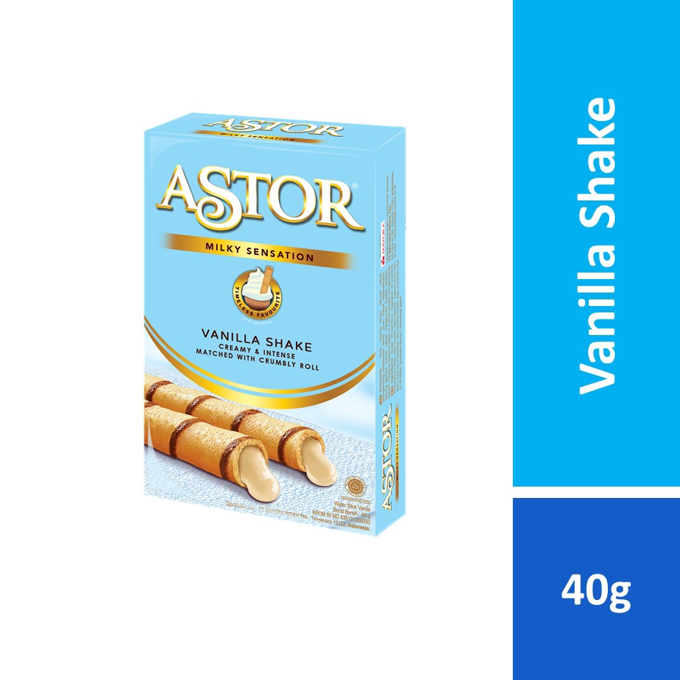 Astor Wafer Stick Vanilla 40g | Shopee Malaysia