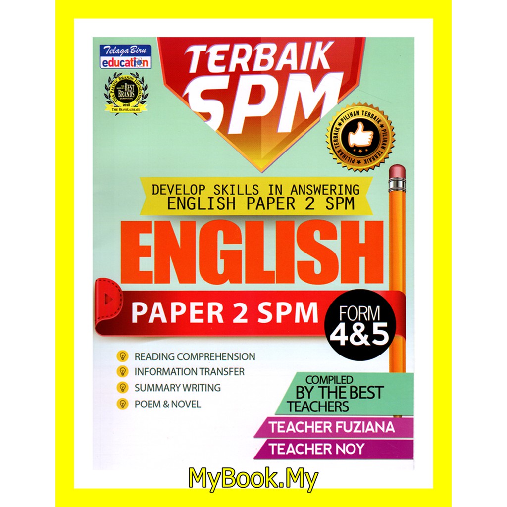 Myb buku latihan : terbaik spm english paper 2 spm form tingkatan 4&5 ...