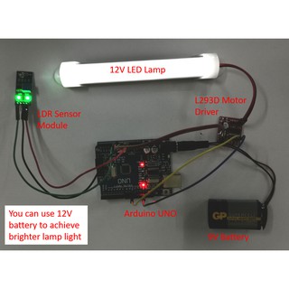 PROJEK STEM/RBT - ARDUINO SMART LAMP (AUTO BRIGHTNESS ADJUSTMENT ...