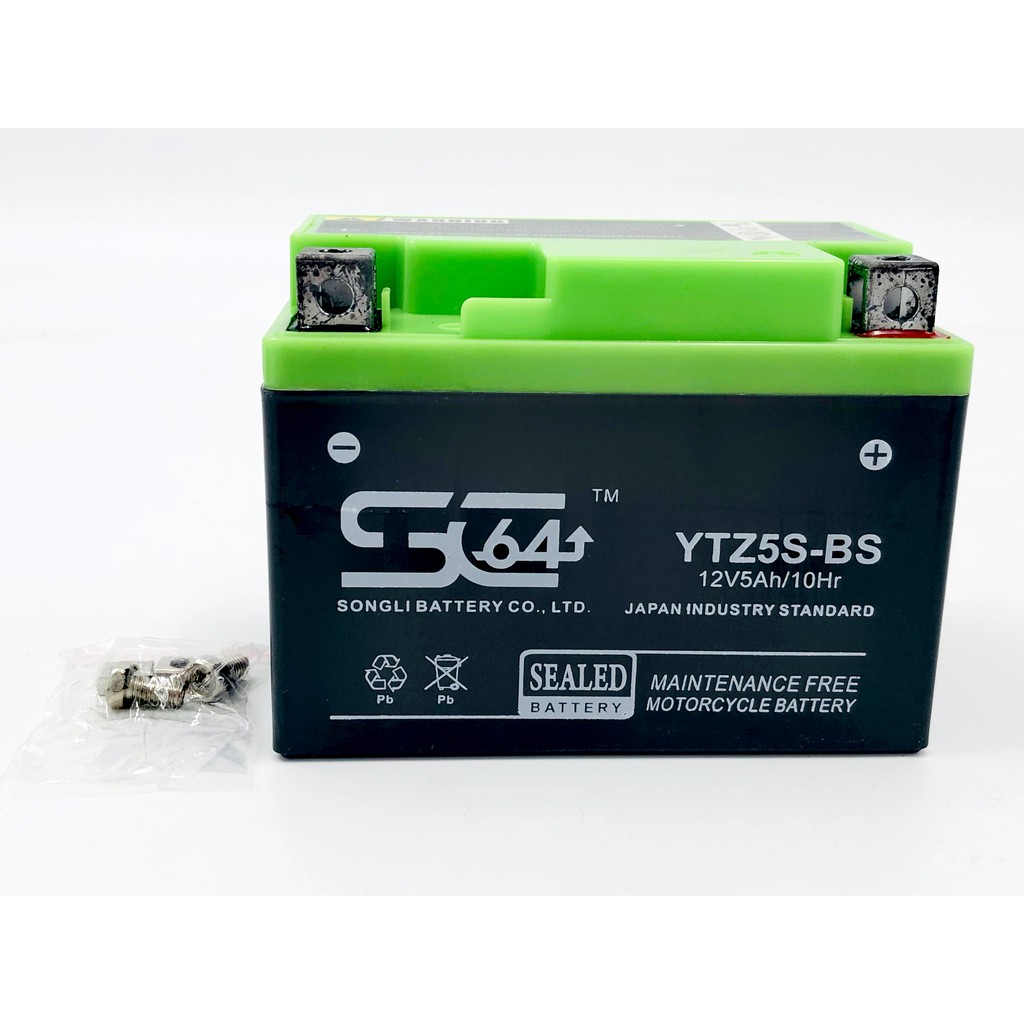 (SEALED BATTERY) SC64 BATTERY YTZ5S-BS (YTZ5S) FOR Y15ZR, LC135 NEW ...