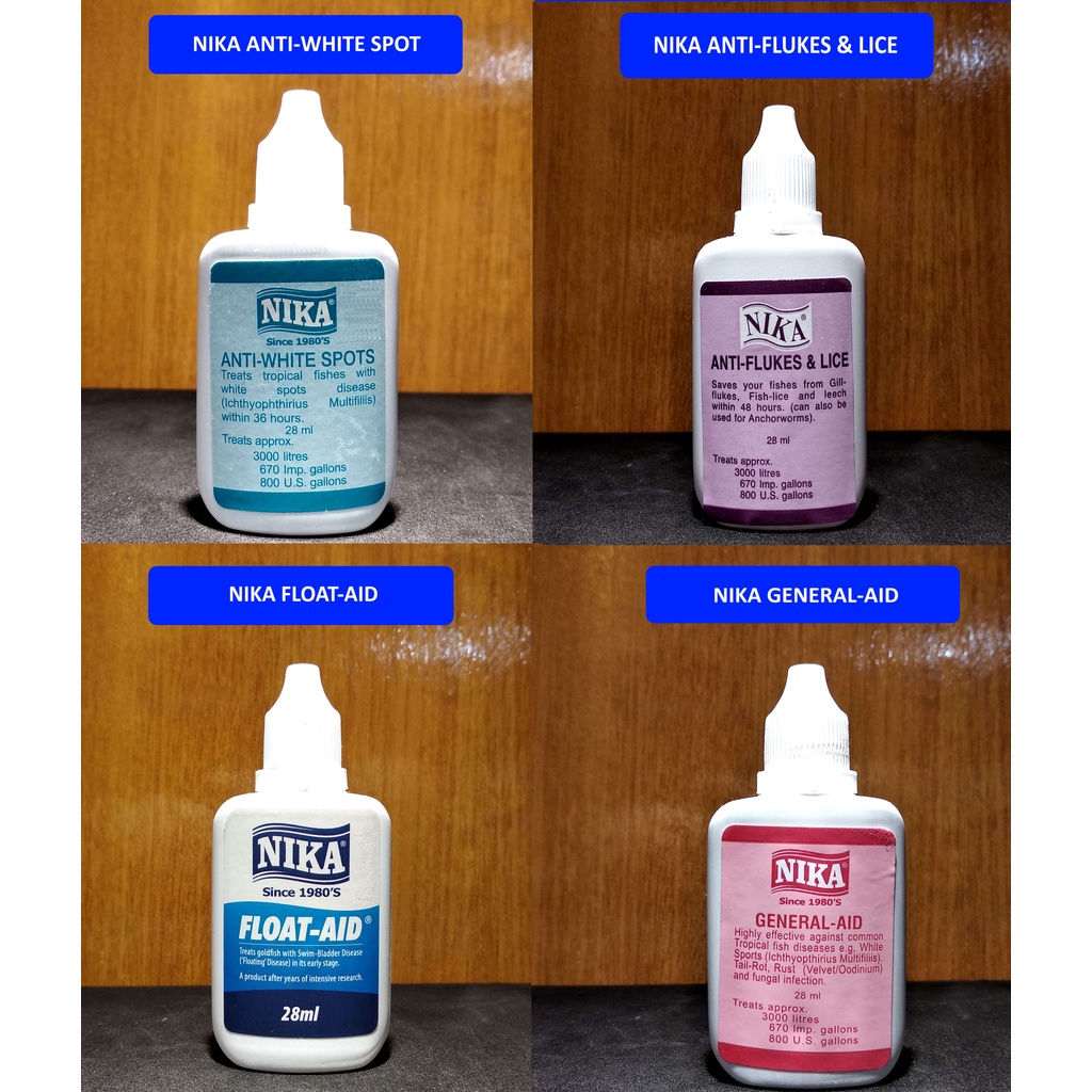[KL READY STOCK] NIKA Fish Medicine Medication Anti-white Spot Anti ...