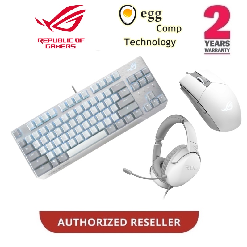 Asus ROG Moonlight White Edition Gaming Combo(Strix Scope NX TKL ...