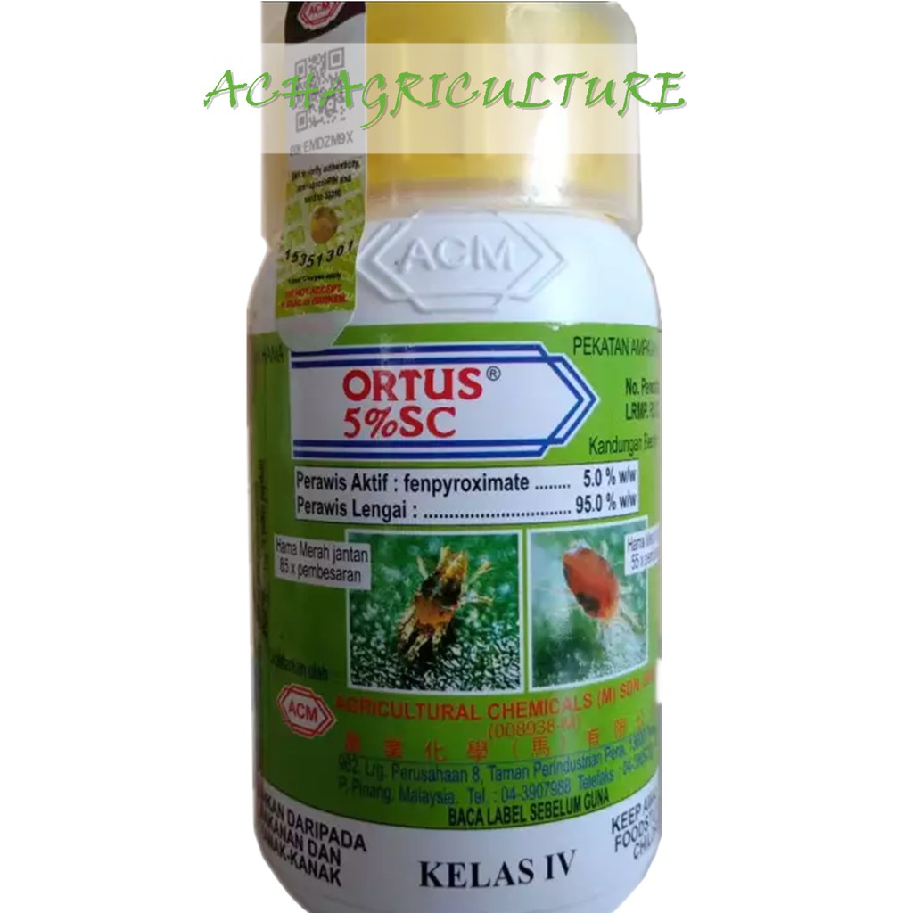 250ML Ortus 5%SC ACM Fenpyroximate 5.0% Insecticide | Racun Hama Hamama ...