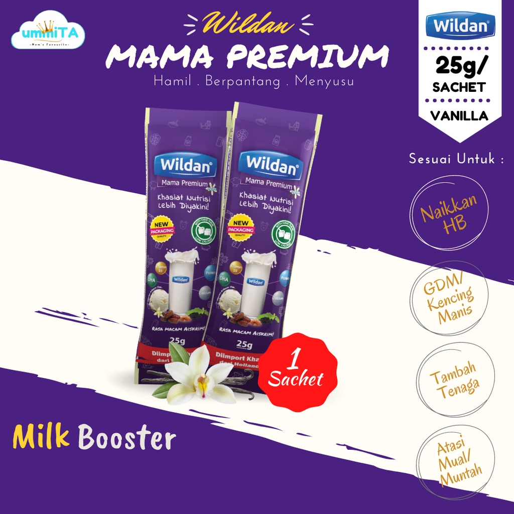 1 SACHET TESTER SAMPEL WILDAN SUSU KAMBING MILK BOOSTER MAMA PREMIUM ...