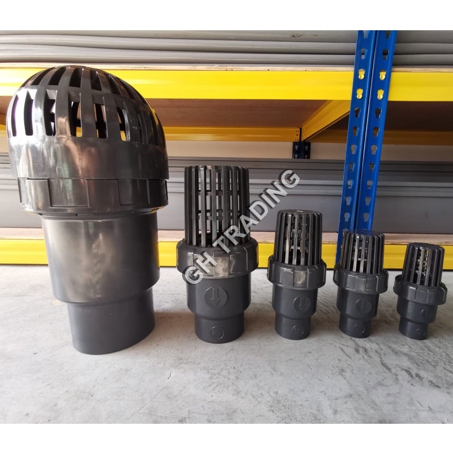 PVC Ball Foot Valve Socket End 1/2" 3/4" 1" 1-1/4" 1-1/2" | Shopee Malaysia