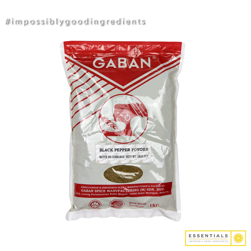 GABAN Black Pepper Powder [1 KG] | Shopee Malaysia