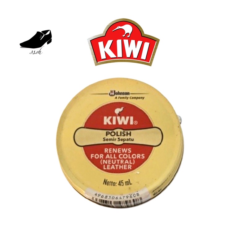 KIWI Polish Semir Sepatu / Shoe Polish / Pengilat Kasut - Neutral ...