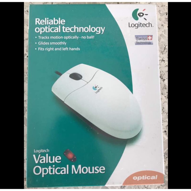 Logitech Optical Mouse PS/2 | Shopee Malaysia