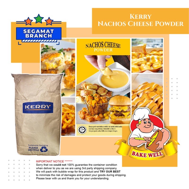 NACHO Cheese Powder/Serbuk Cheese Nacho Cheese Dip Sauce (1Kg/500gm/250 ...