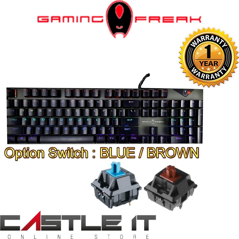 AVF Gaming Freak XX1 GT XX1 BLUE SWITCH BROWN SWITCH Mechanical Gaming ...