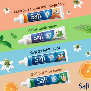 Safi Toothpaste / Ubat Gigi 75g Travel Pack | Shopee Malaysia
