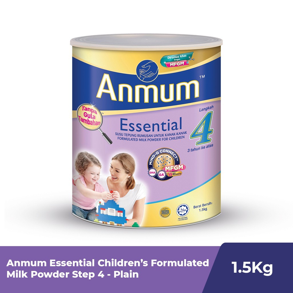 Anmum Essential Step 4 Formulated Milk Powder for Children 4-6 Years ... Anmum Essential Step 4 Formulated Milk Powder for Children 4-6 Years ...