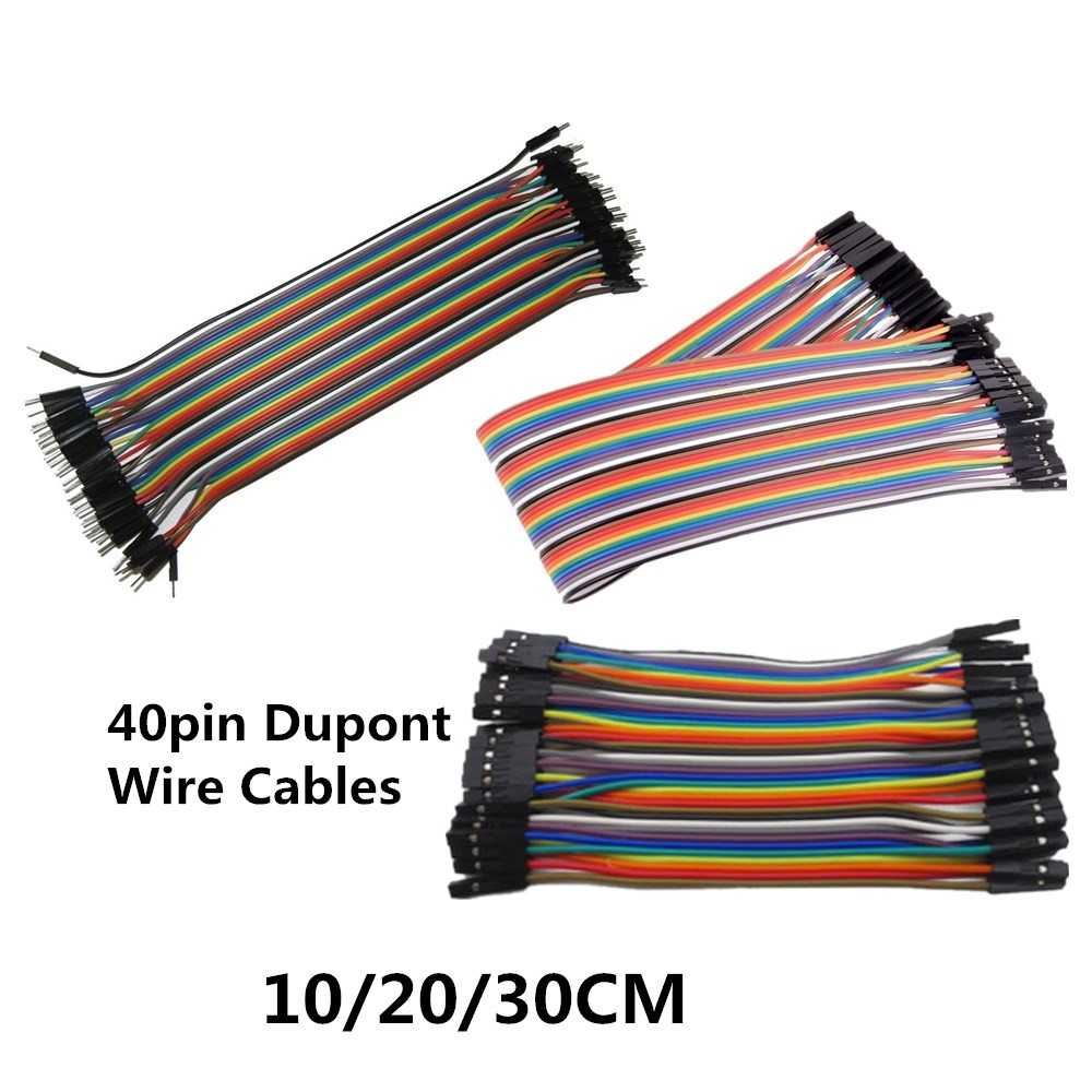 DIYMORE Dupont Cables 40 Pin Male to Female Breadboard Jumper Wire ...