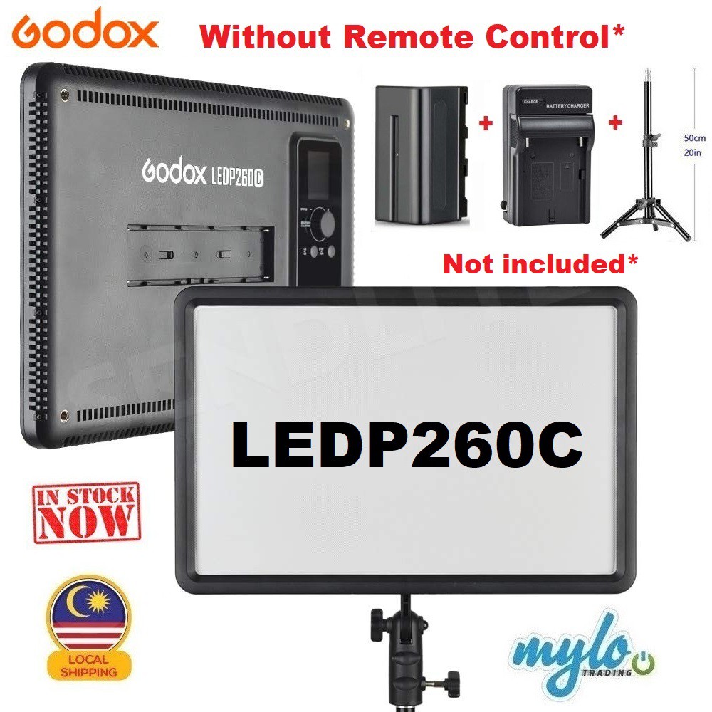 Godox LEDP260C Bi-Color LED Light Panel | Shopee Malaysia