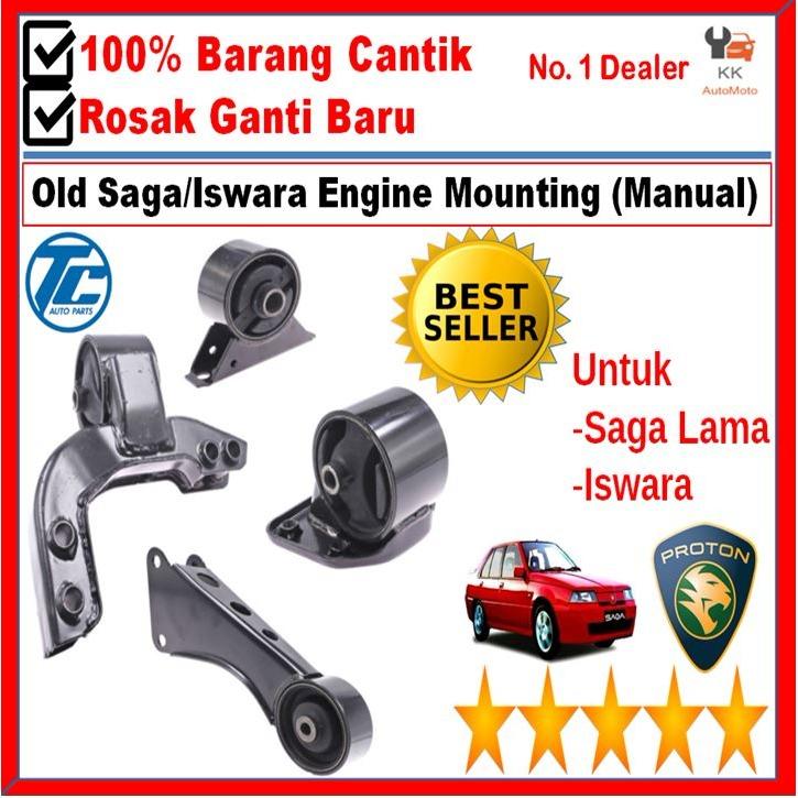 Old Saga / Iswara ( Manual ) Engine Mounting 1 Set (TC) | Shopee Malaysia