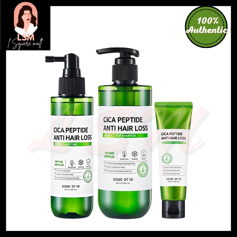 (SOMEBYMI) Some By Mi Cica Peptides Anti Hair Loss Scalp Shampoo/ Tonic ...