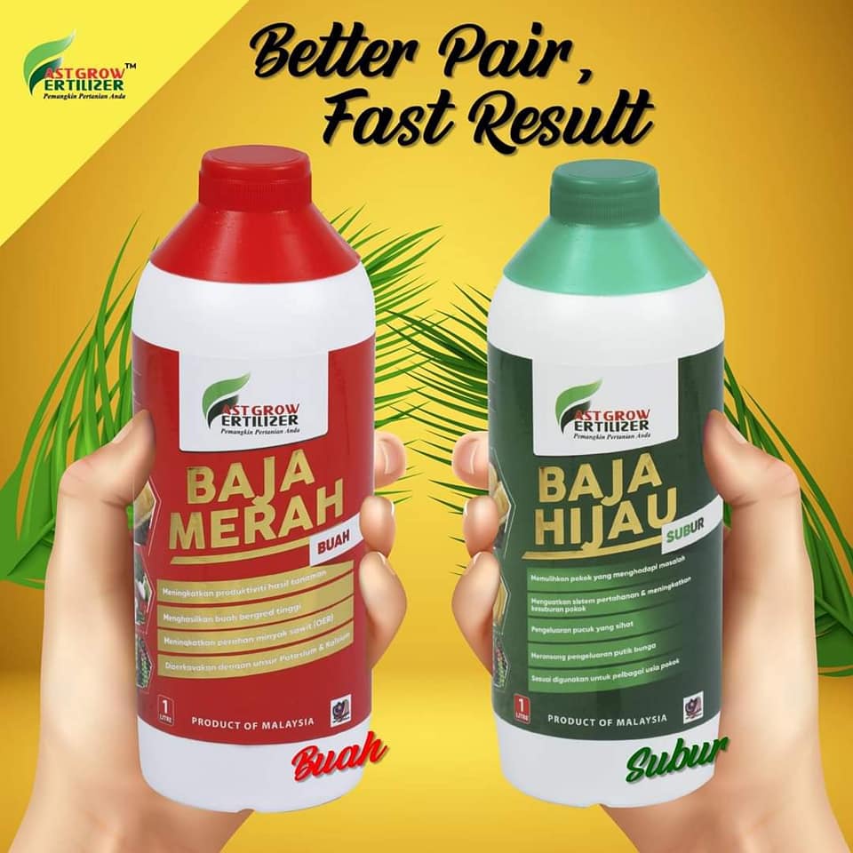 FASTGROW FERTILIZER PAKEJ PASANGAN TERBAIK BAJA HIJAU DAN BAJA MERAH | Shopee Malaysia