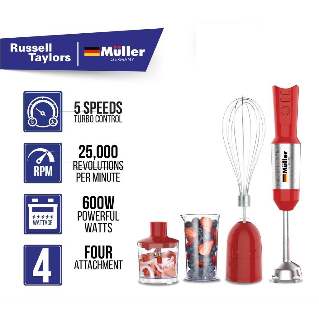 Edisi Khas Blender Tangan Ultra Berjenama Russell Taylors Ultra Stick ...