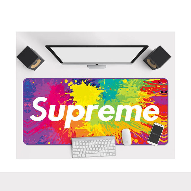 Fashion supreme unisex simple super large long thick mouse pad computer ...