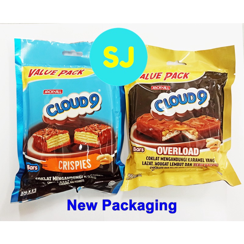 Cloud 9 Overload (40g x 3's) / Crispies (37g x 3's) | Shopee Malaysia