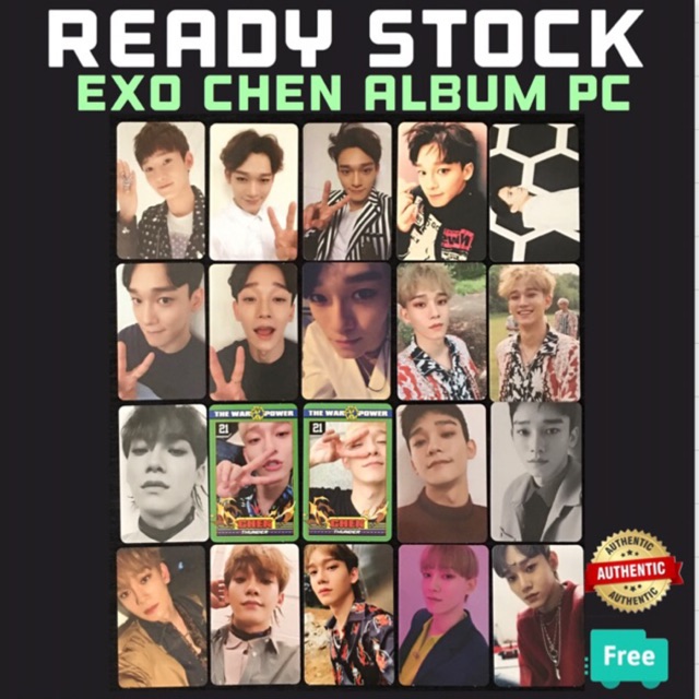 Official Exo Chen Album Photocard Shopee Malaysia
