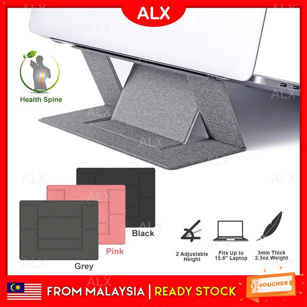 ♞ALX Foldable Super Thin Mini Size Invisible Laptop Stand Adhesive for ...